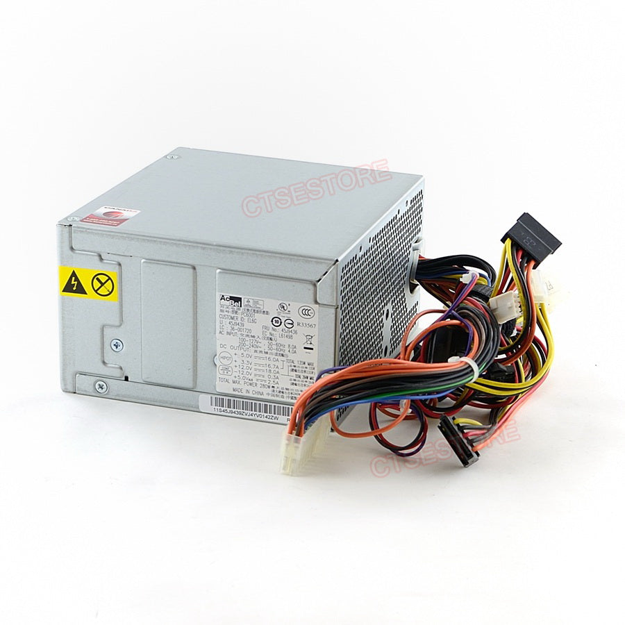 IBM Lenovo ThinkCentre M58P Tower 280W AcBel Power Supply P/N PC6001 3 ...
